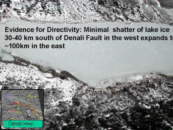 The Great M7.9 Denali Fault, Alaska, Earthquake of November3, 2002; Ice ...